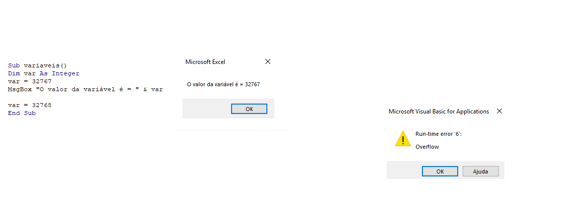 Aprenda neste curso gratuito sobre as variáveis no VBA.