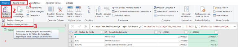 Importar e transformar dados do PDF para o Excel