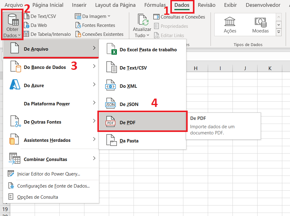 Abrir PDF no Excel de forma rápida e gratuita